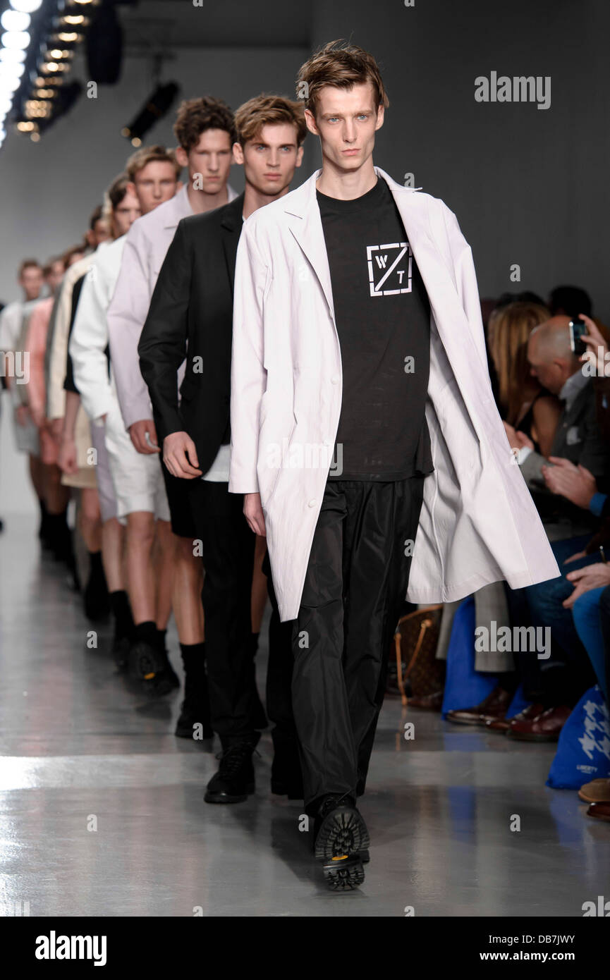 Models wear designs from the Lou Dalton collection during London ...