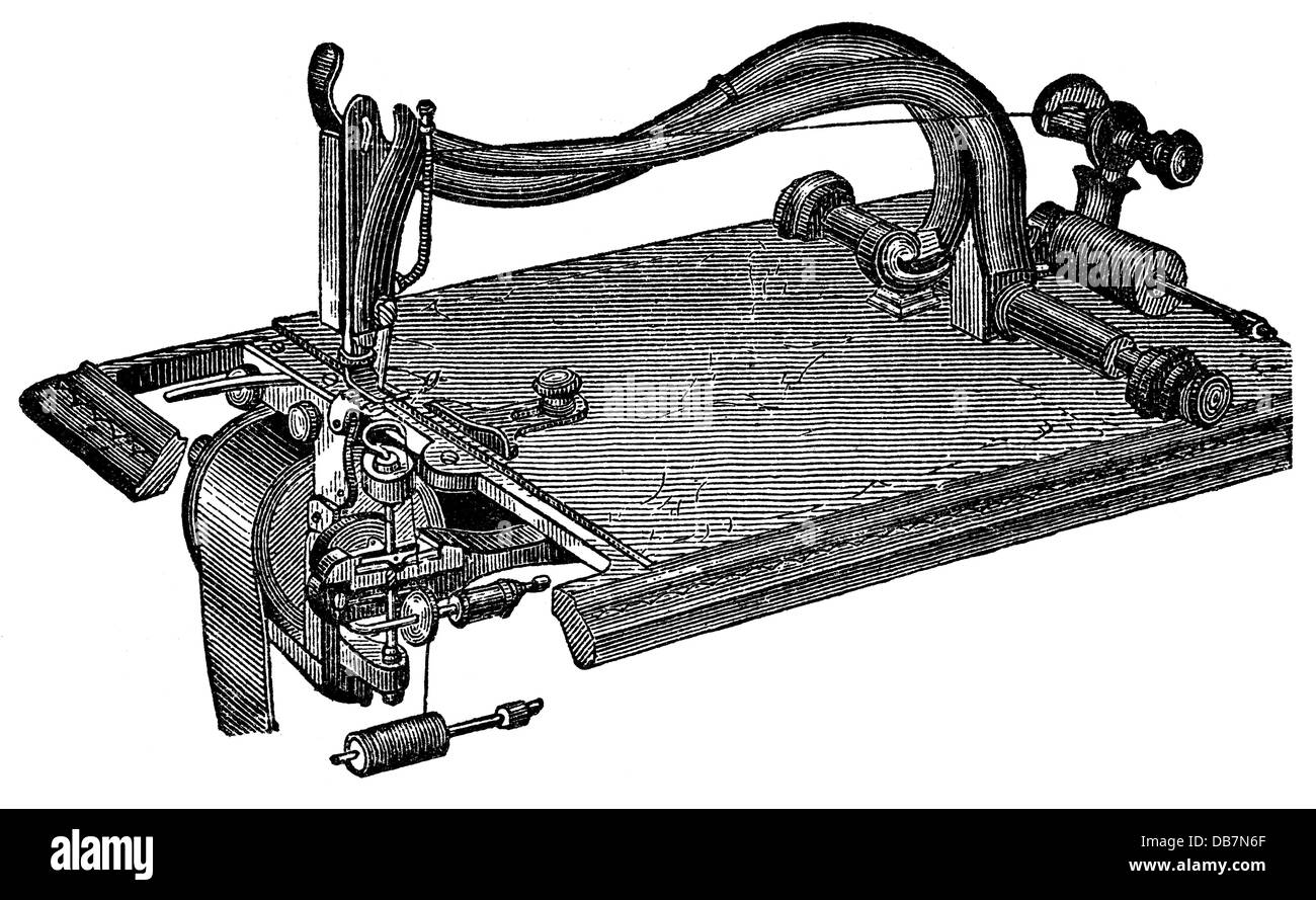 household, sewing and sewing machines, sewing machine, made by: Grover ...