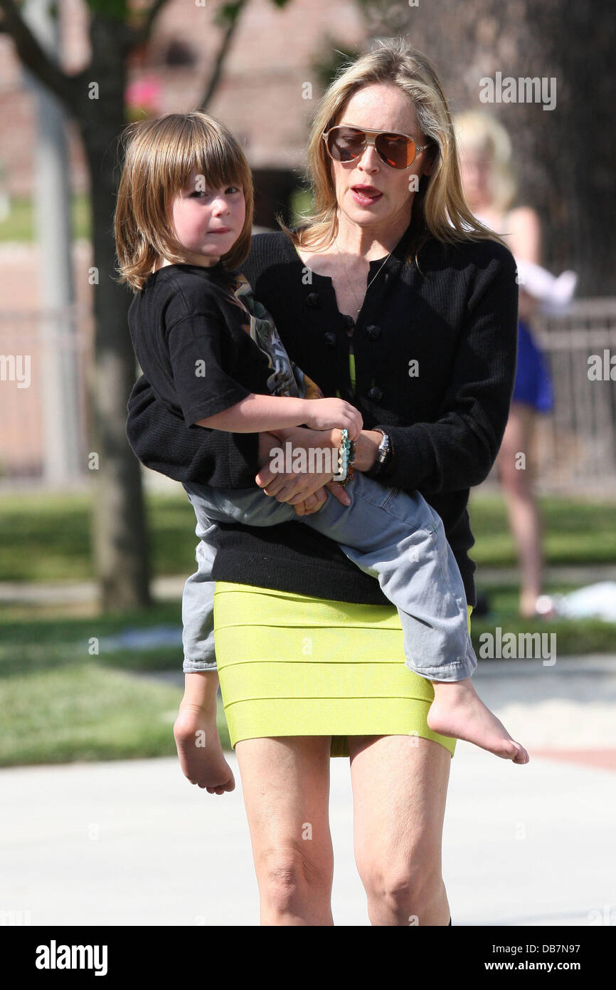 Sharon stone and son laird hi-res stock photography and images - Alamy