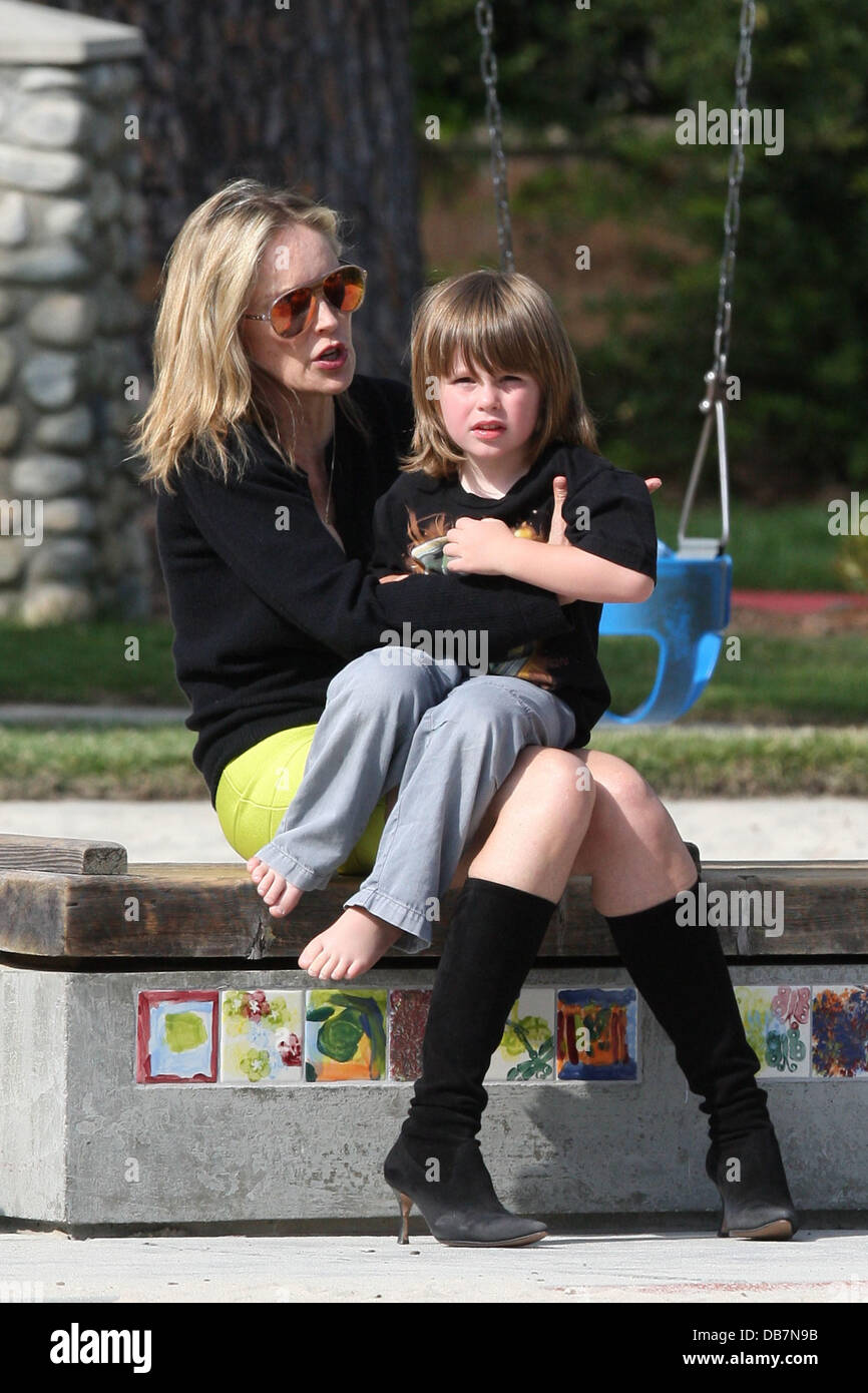 Sharon Stone And Son Laird High Resolution Stock Photography and Images ...