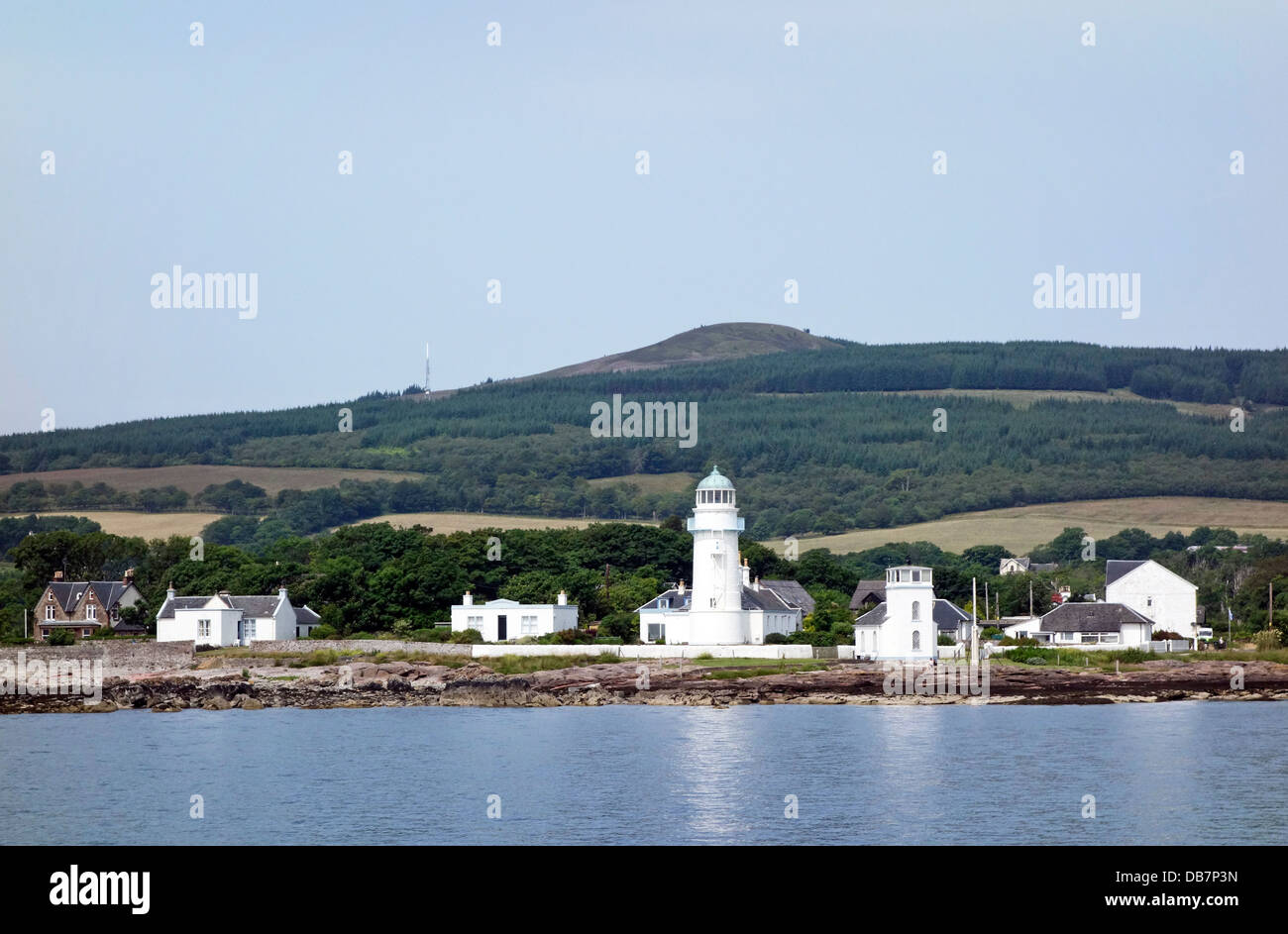 Toward Point Lighthouse south of Dunoon at the south end of Cowal ...
