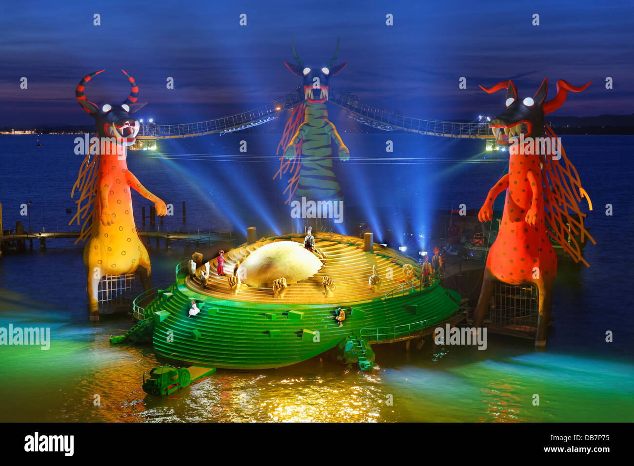 The Magic Flute by Wolfgang Amadeus Mozart, opera performance on the ...