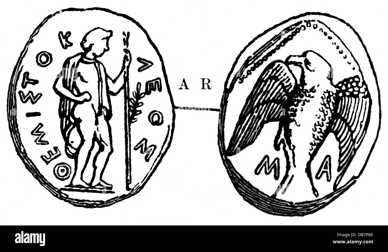 Greek coin apollo hi-res stock photography and images - Alamy