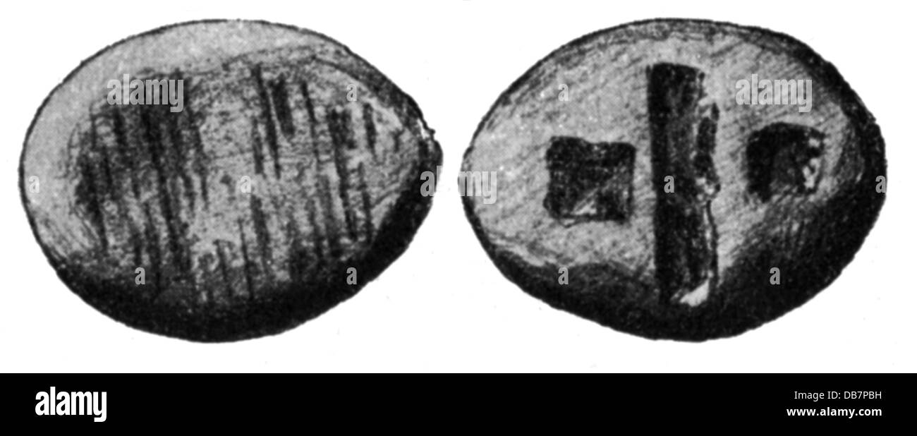 money / finances, coins, ancient world, Asia Minor, first half 7th ...