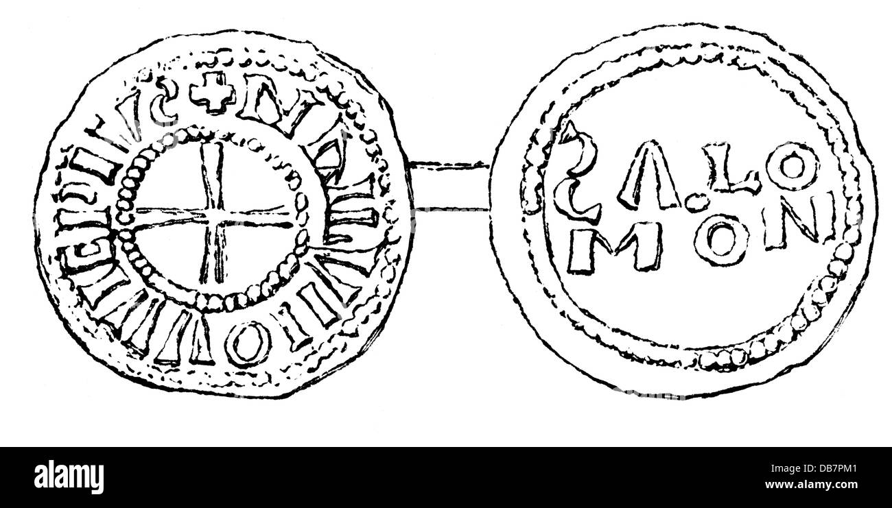 Money finances coins frankish empire hi-res stock photography and ...