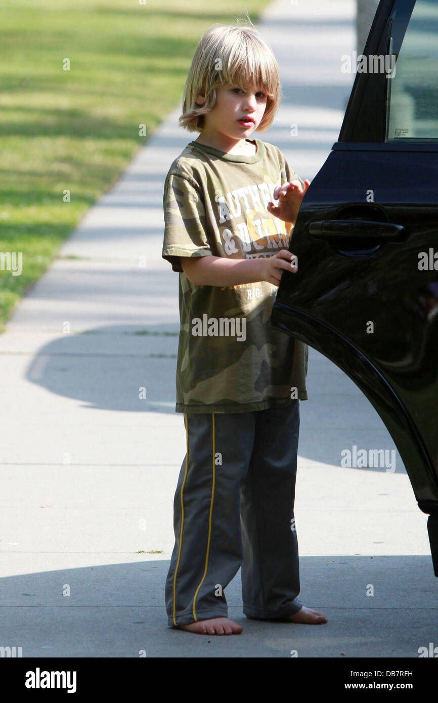 Sharon Stone's eldest son Roan Joseph at a park in Beverly Hills Stock ...