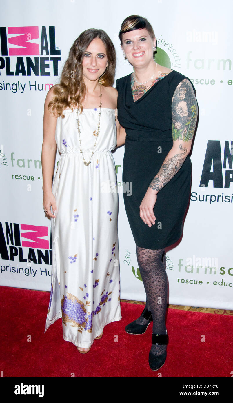Rory Freedman and Danielle Konya Farm Sanctuary's 25th Anniversary Gala ...