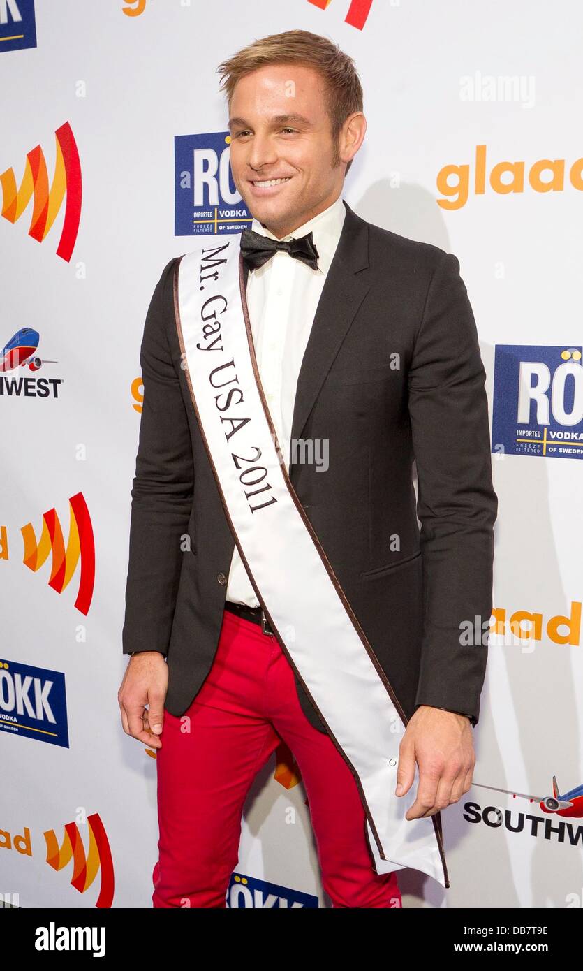 Mr. Gay USA Michael Holtz 22nd Annual GLAAD Media Awards at San ...