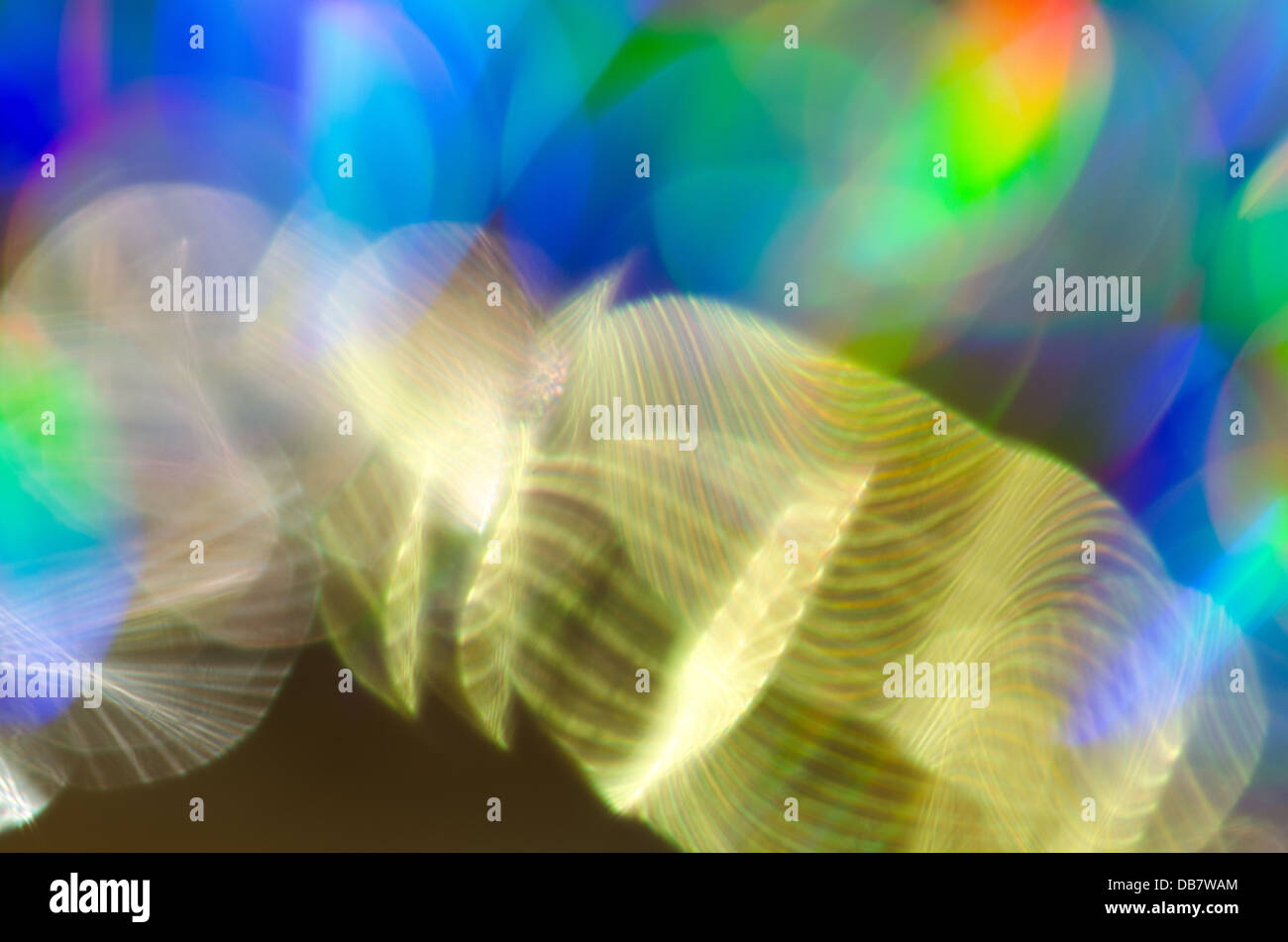 light interference patterns prismatic colors and banding almost snake ...