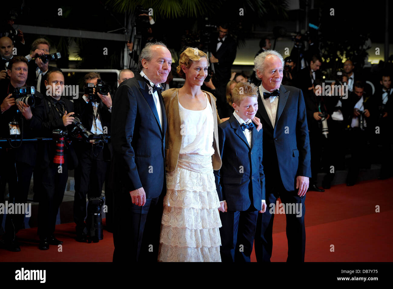 Jean pierre dardenne luc dardenne cecile de france hi-res stock ...