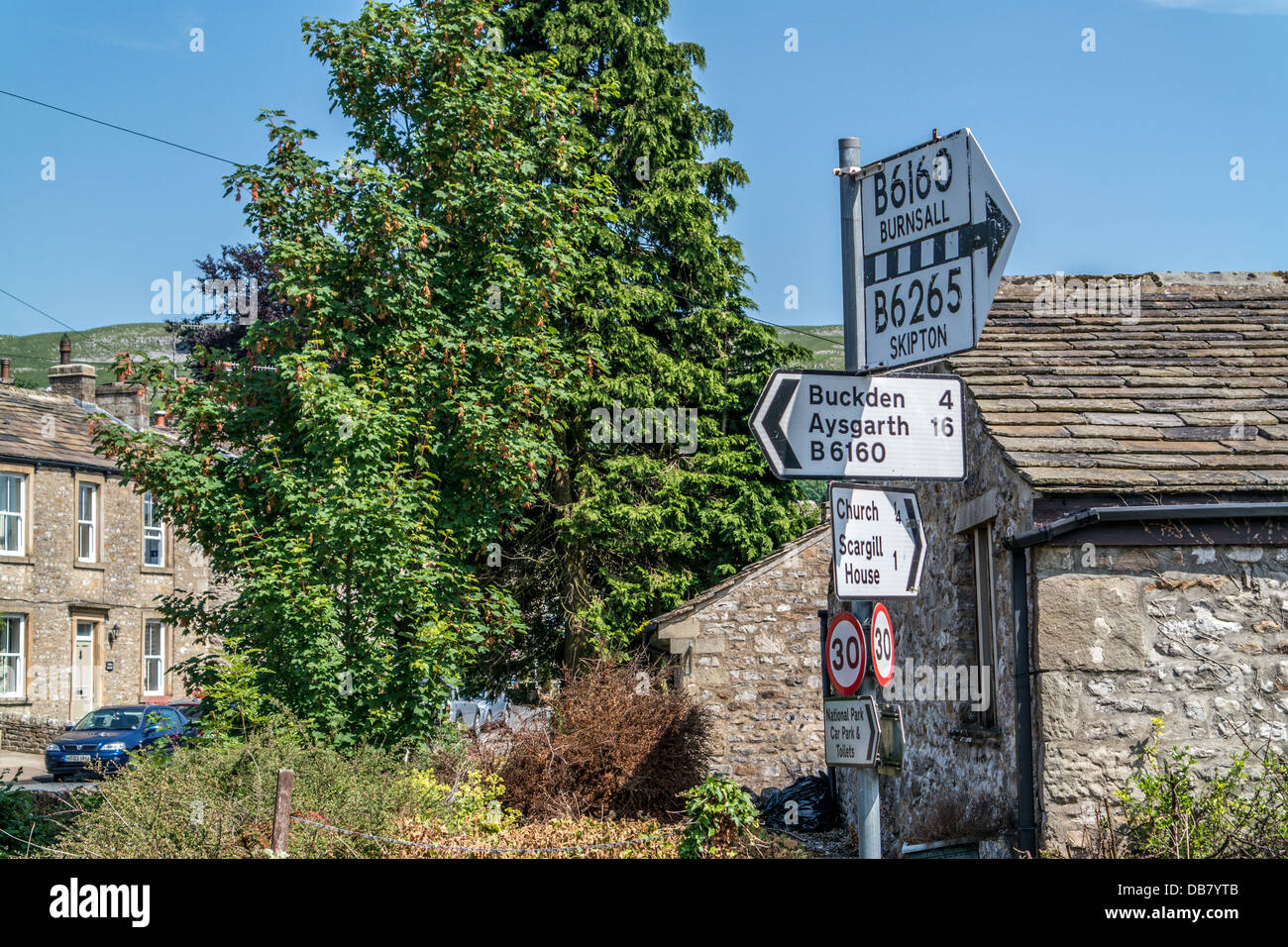 road and traffic sign Post Stock Photo - Alamy
