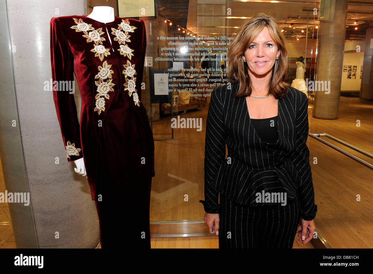 Maureen Rorech Dunkel owner of a collection of 14 dresses of late Diana ...