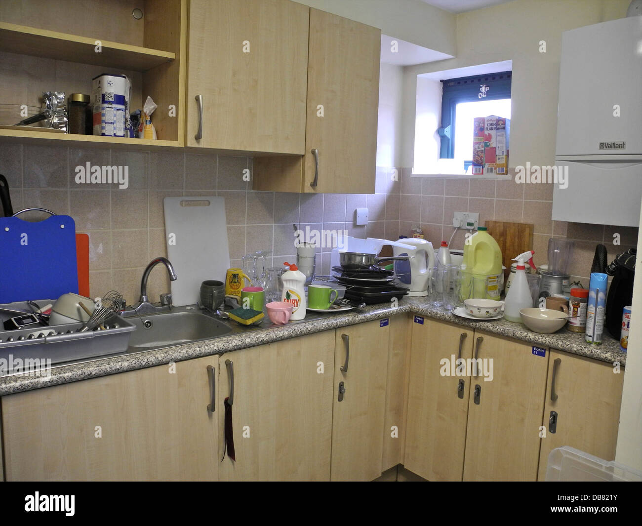 Students in a kitchen hi-res stock photography and images - Alamy