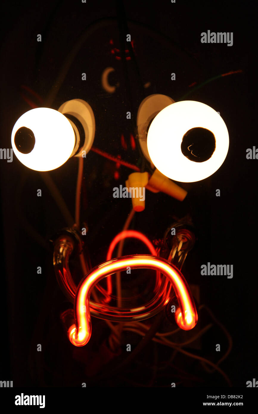 Human Head by Jen Elek The Fluorescent Ball at the Museum of Arts and ...