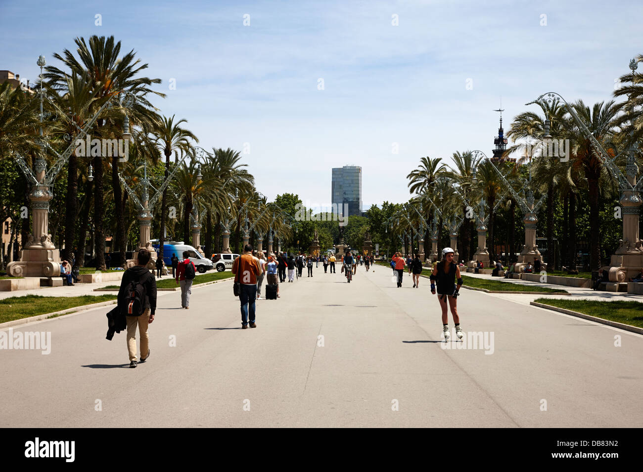 Lluis companys passeig hi-res stock photography and images - Alamy