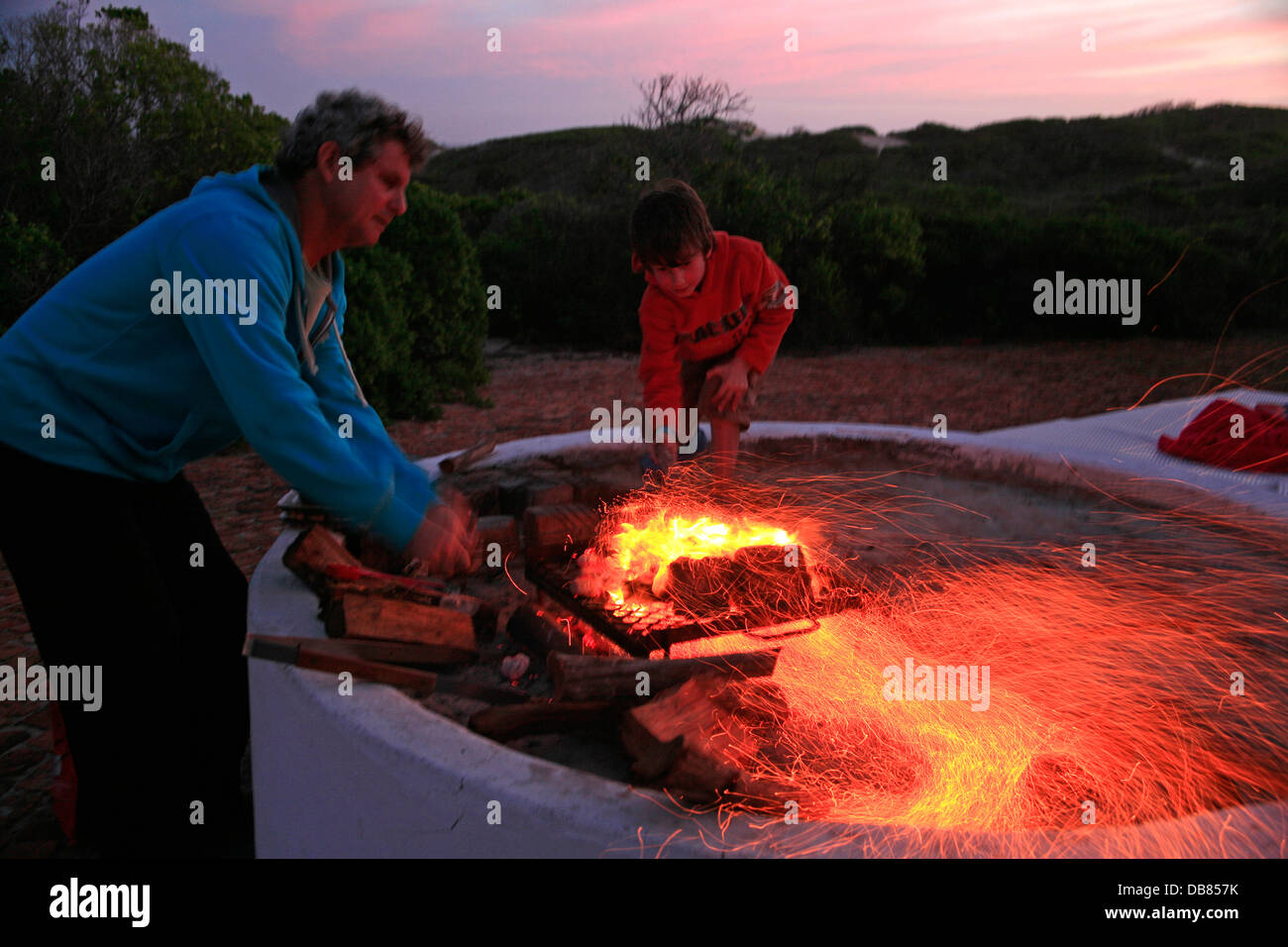 How to make a fire hi-res stock photography and images - Alamy