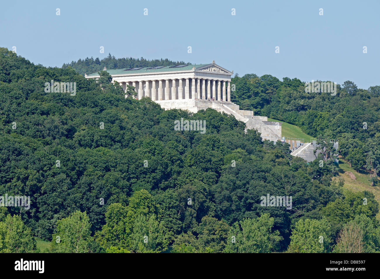 Walhalla and River Danube, Bavaria, Germany Stock Photo - Alamy