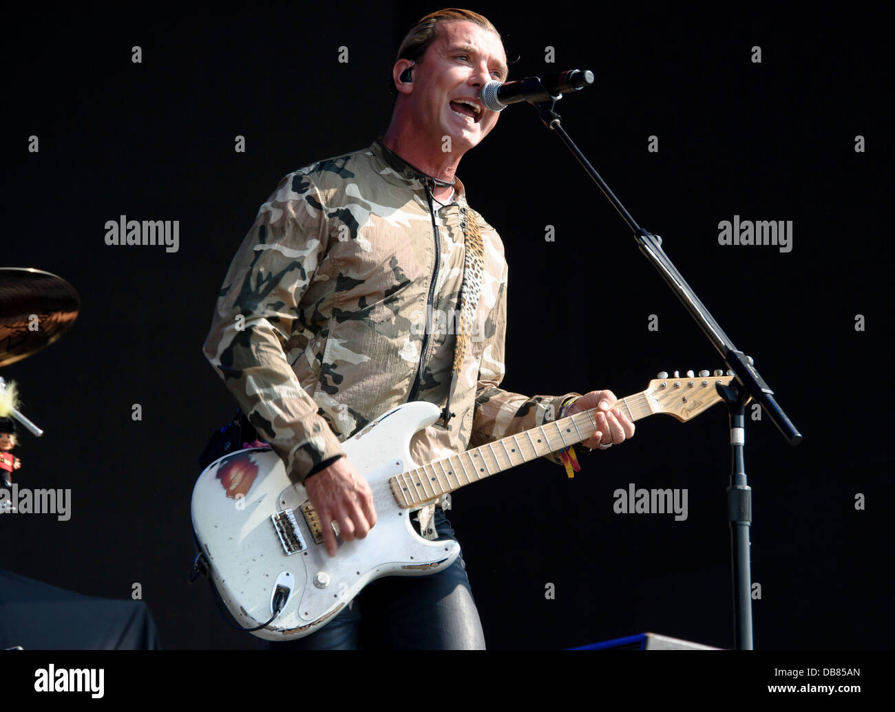 Gavin Rossdale from British band, Bush perform at the Barclaycard ...