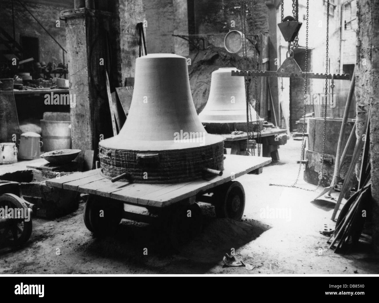 Bell moulds Black and White Stock Photos & Images - Alamy