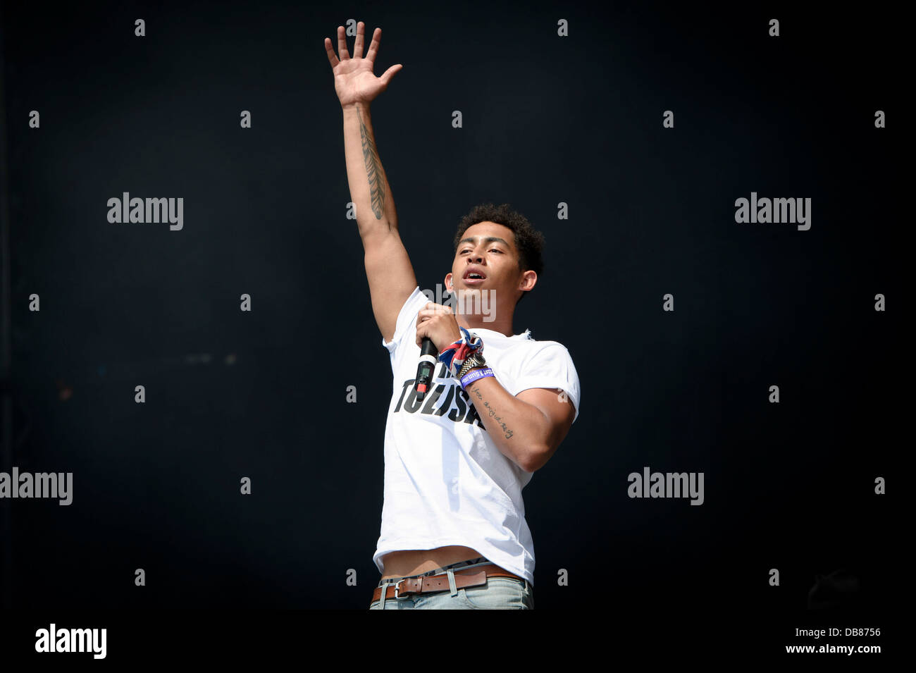 Jordan stephens rizzle kicks hi-res stock photography and images - Alamy