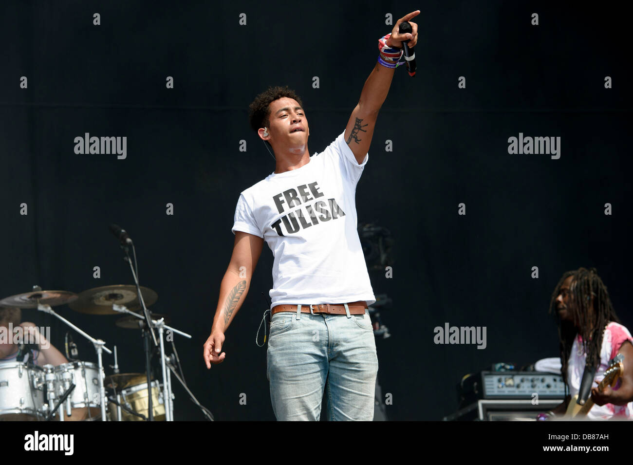 Jordan "Rizzle" Stephens from British hip hop duo, Rizzle Kicks ...