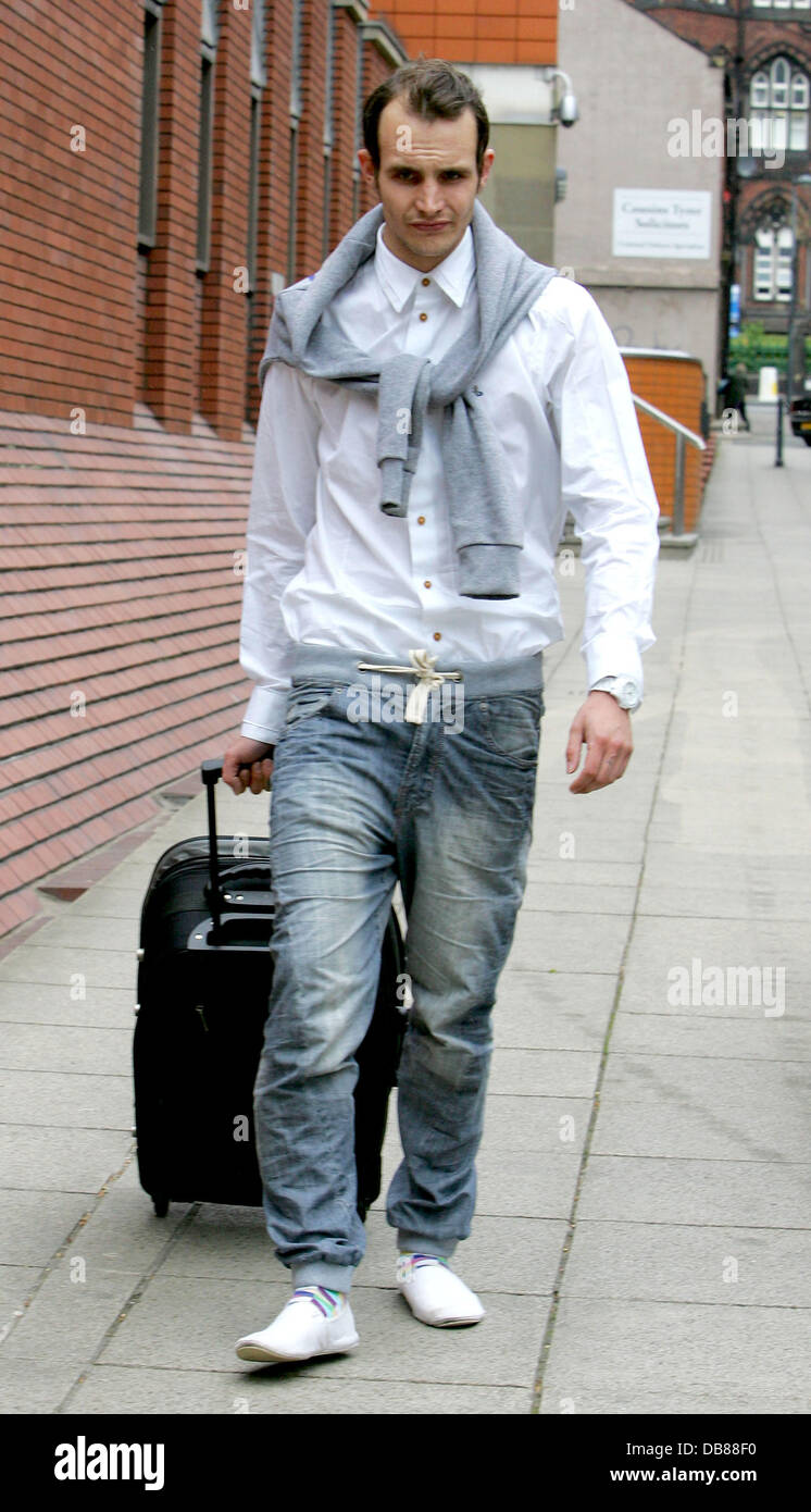 Blake Fielder-Civil leaving Leeds Crown Court after his case was ...