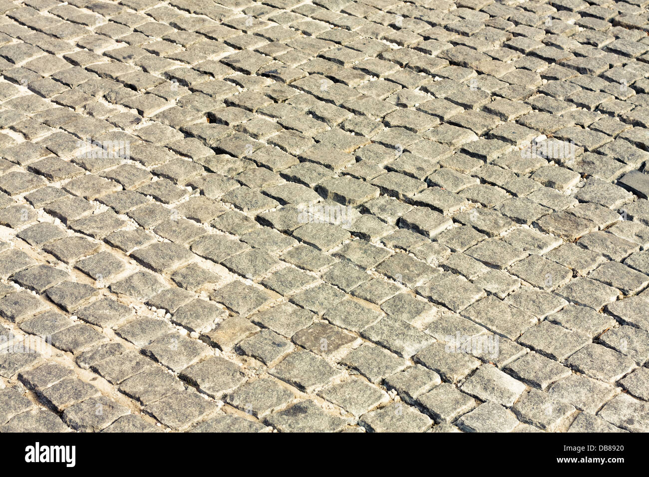 Walk Way Surface Of Concrete Blocks Stock Photo - Alamy
