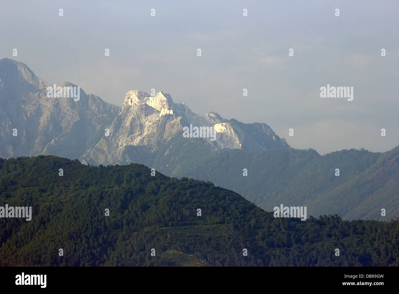 marble caves on Apuan Alps, Italy Stock Photo - Alamy