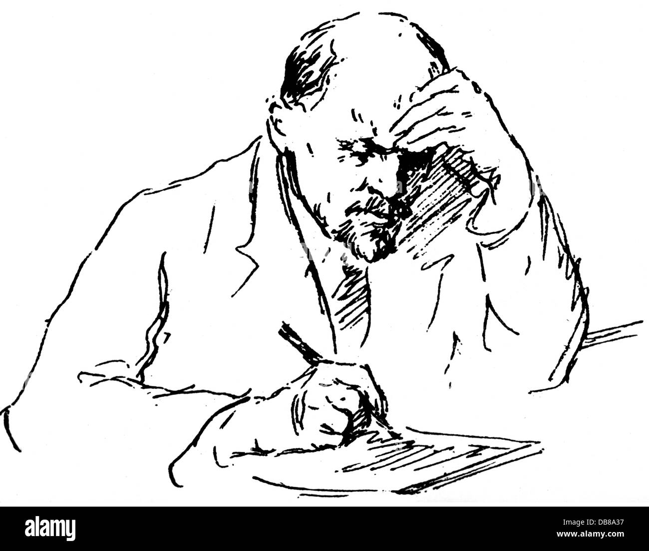 Lenin drawing Black and White Stock Photos & Images - Alamy