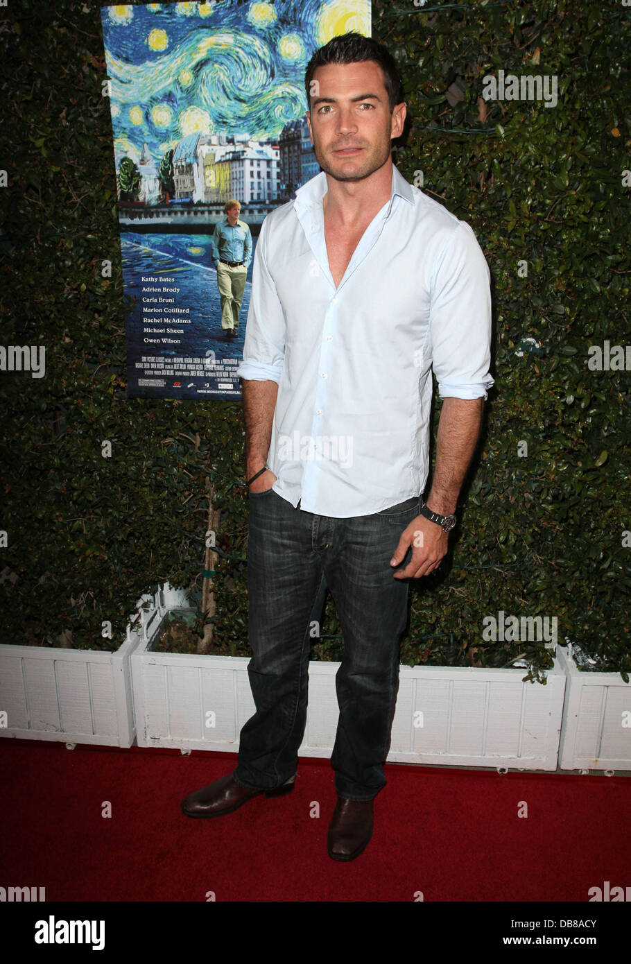 Aiden Turner Los Angeles, premiere of "Midnight In Paris" held at AMPAS ...