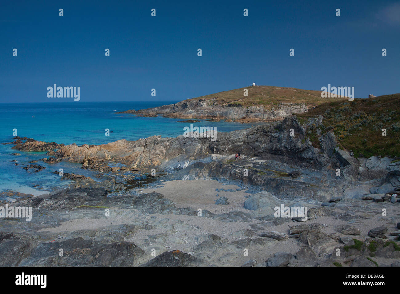 South west coast path walk newquay hi-res stock photography and images ...