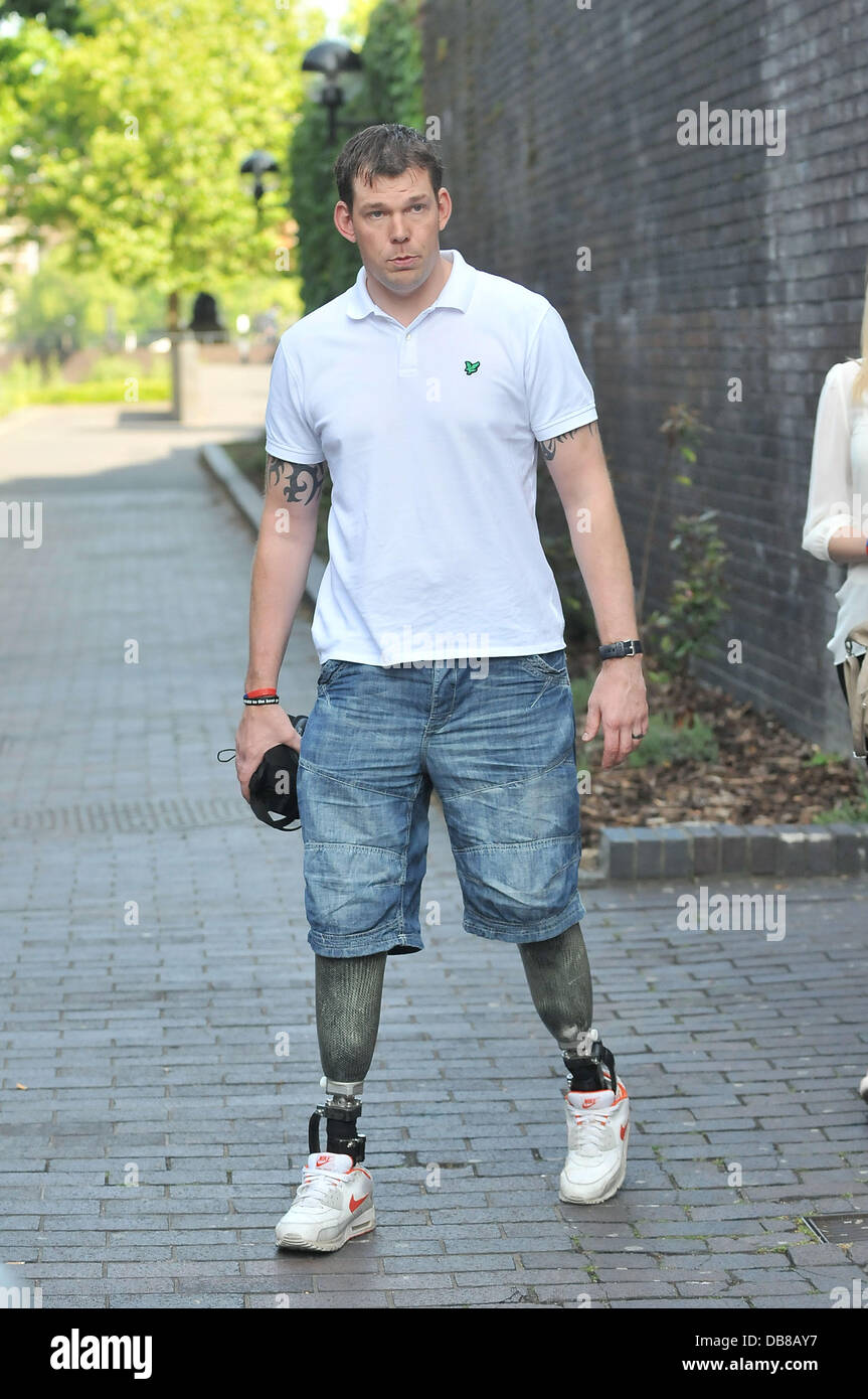RAF Sergeant Duncan Slater at the ITV studios London, England - 19.05. ...