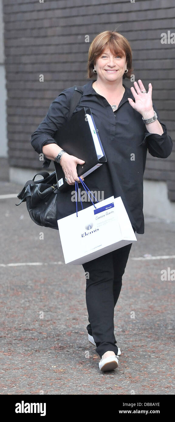 Caroline Quentin at the ITV studios London, England - 19.05.11 Stock ...