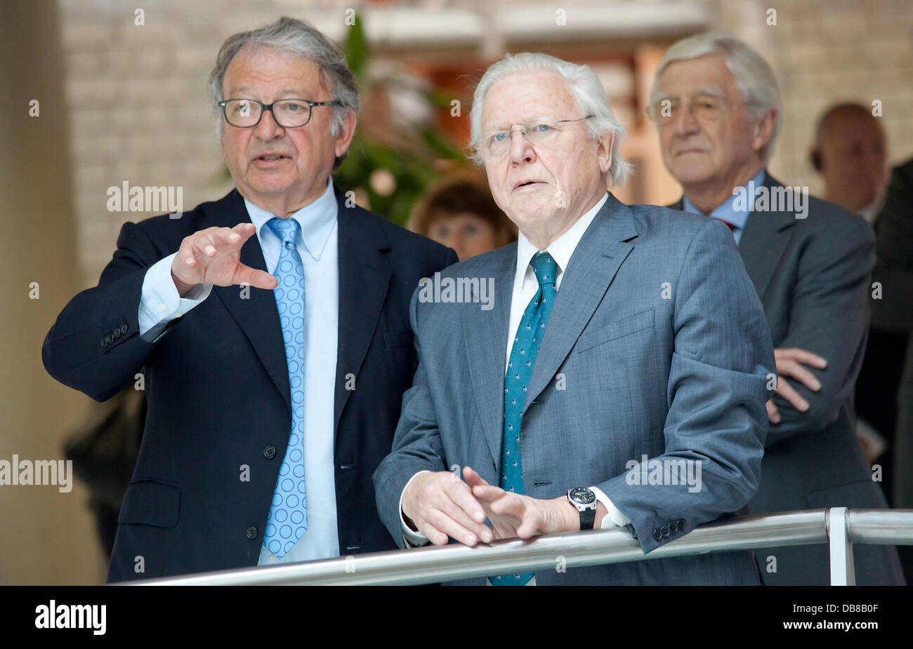 Sir Michael Hopkins and Sir David Attenboroug Sir David Attenborough ...