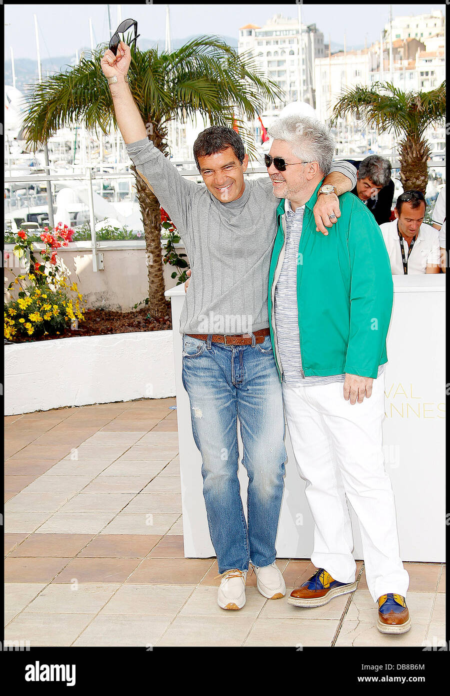 Pedro Almodovar and Antonio Banderas 2011 Cannes International Film ...