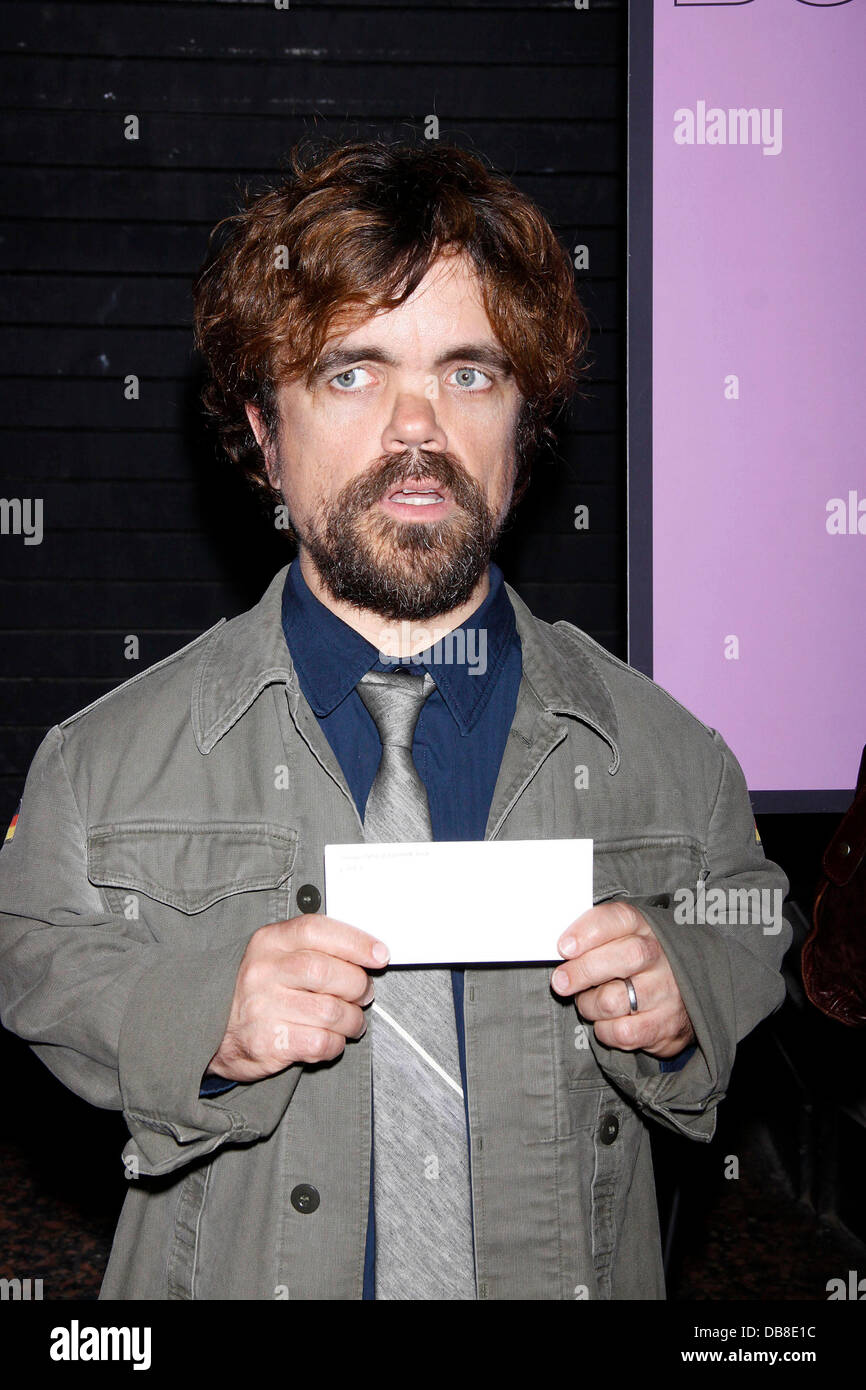 Peter Dinklage Opening night of the Public Theater Lab production of ...