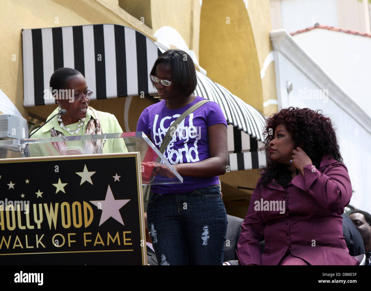 Chaka Khan Recording artist Chaka Khan is honored with a Star on the ...