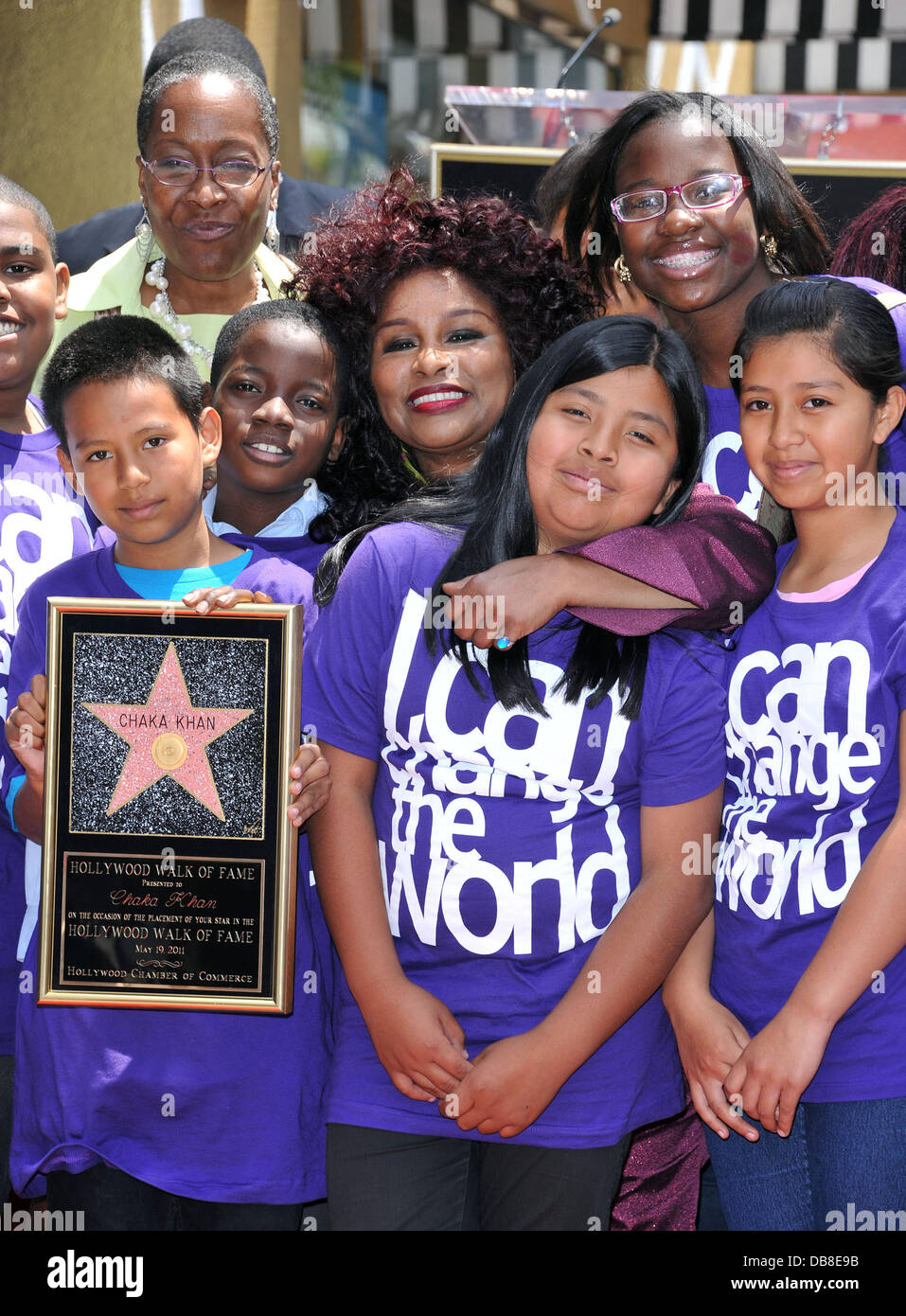 Chaka Khan Recording artist Chaka Khan is honored with a Star on the ...