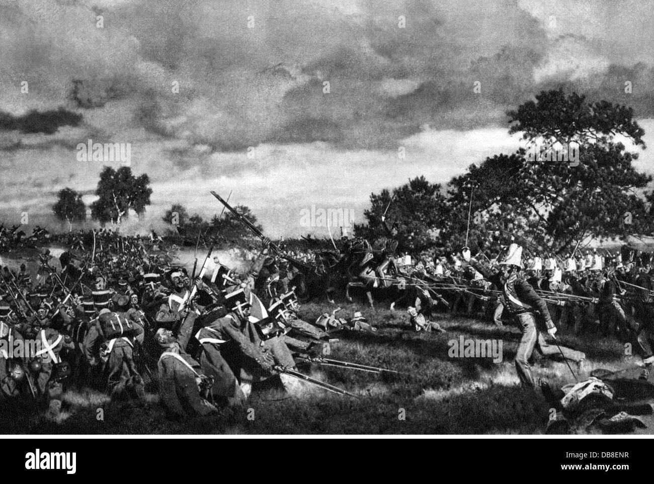 War of the Sixth Coalition 1812 - 1814,Battle of the Goehrde,16.9.1813 ...