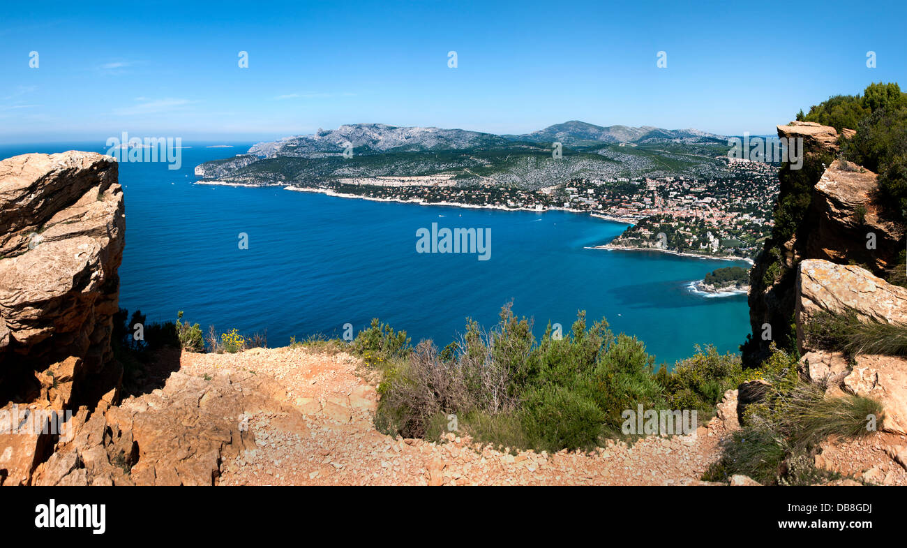 Cap Canaille Panorama Cassis Old Vieux Port Harbor Provence French ...