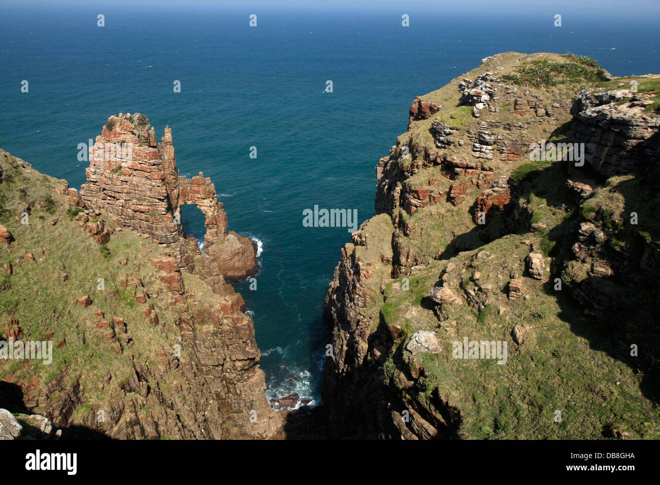 Cathedral Rock near Mbotyi on the Wild Coast, Transkei Stock Photo - Alamy