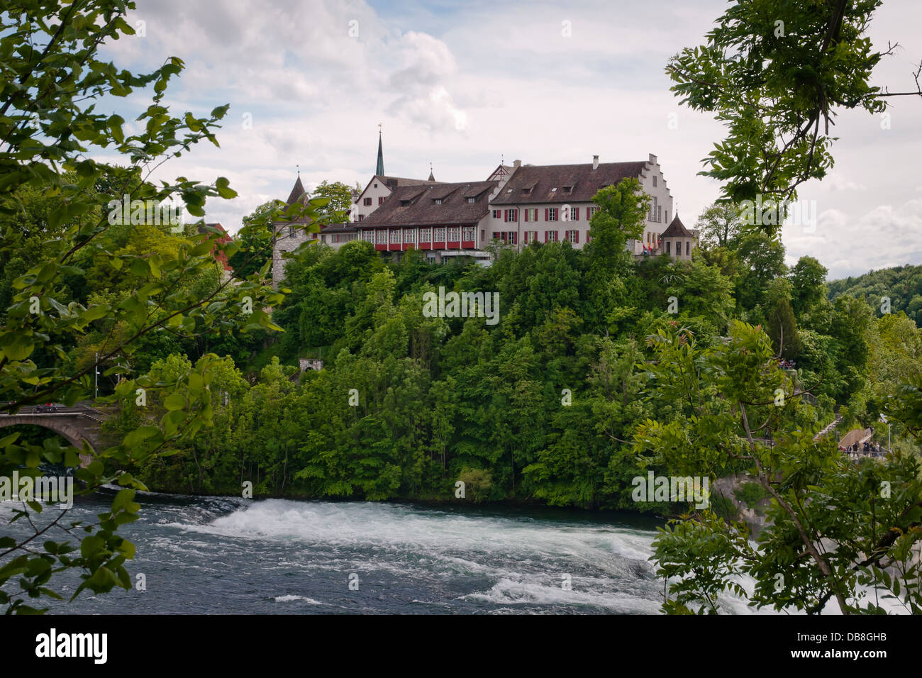 Observation of Laufen Castle, Schloss Laufen and Rhine Falls ...