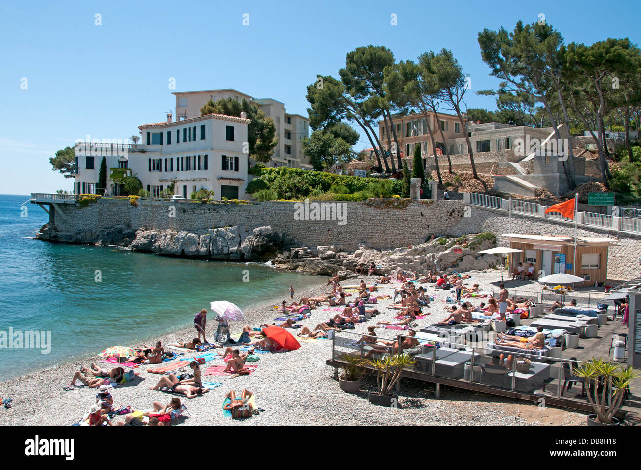 Cassis Beach Sea French Riviera Cote D'Azur France Stock Photo - Alamy