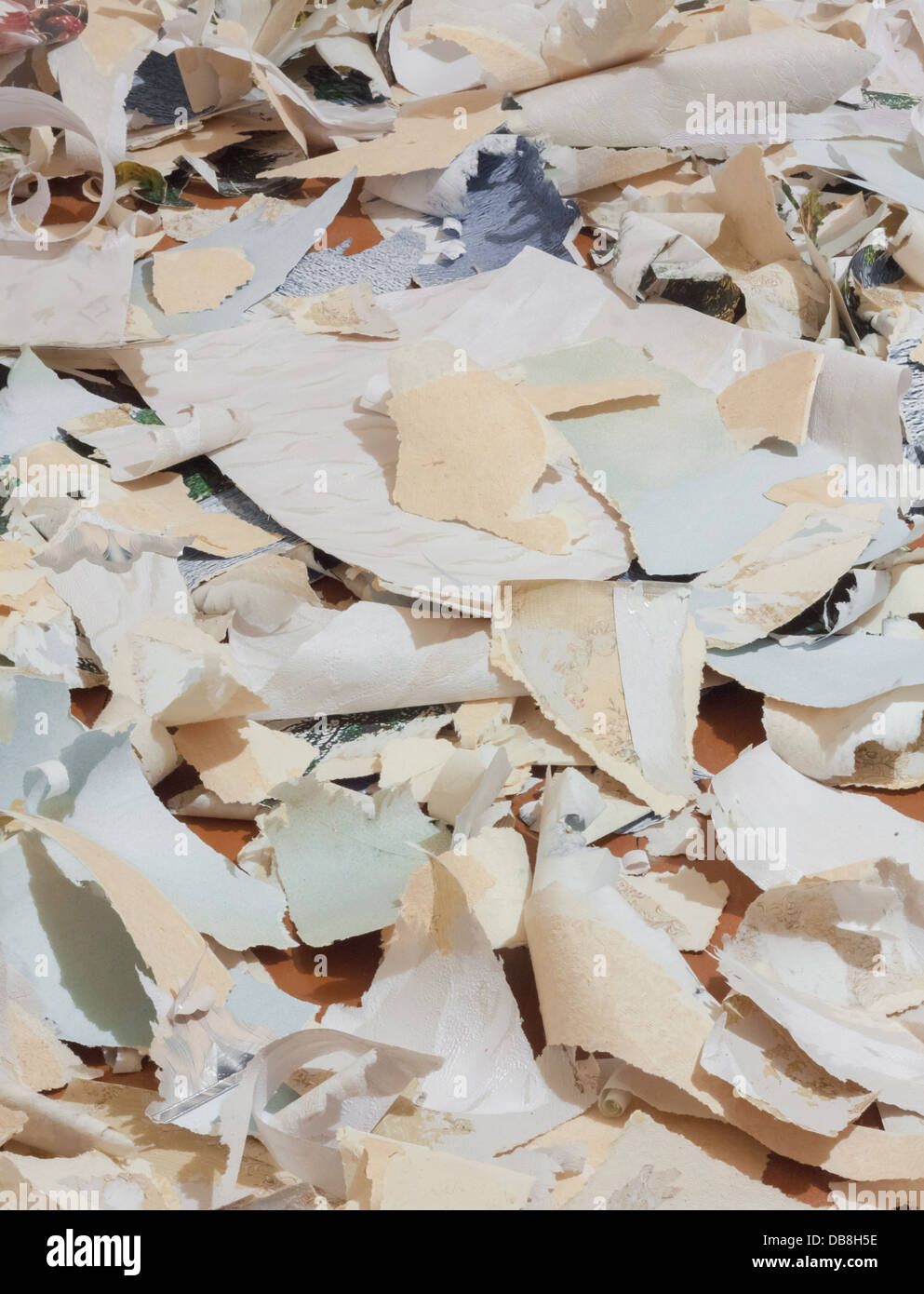 closeup at paper waste background Stock Photo - Alamy