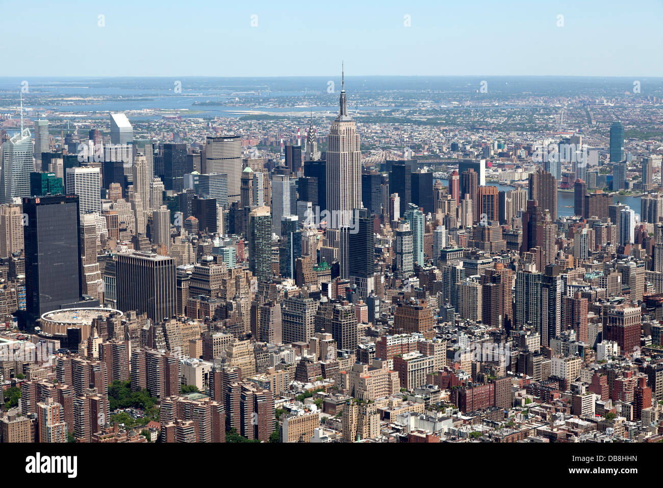 Aerial view of Manhattan, New York City Stock Photo - Alamy