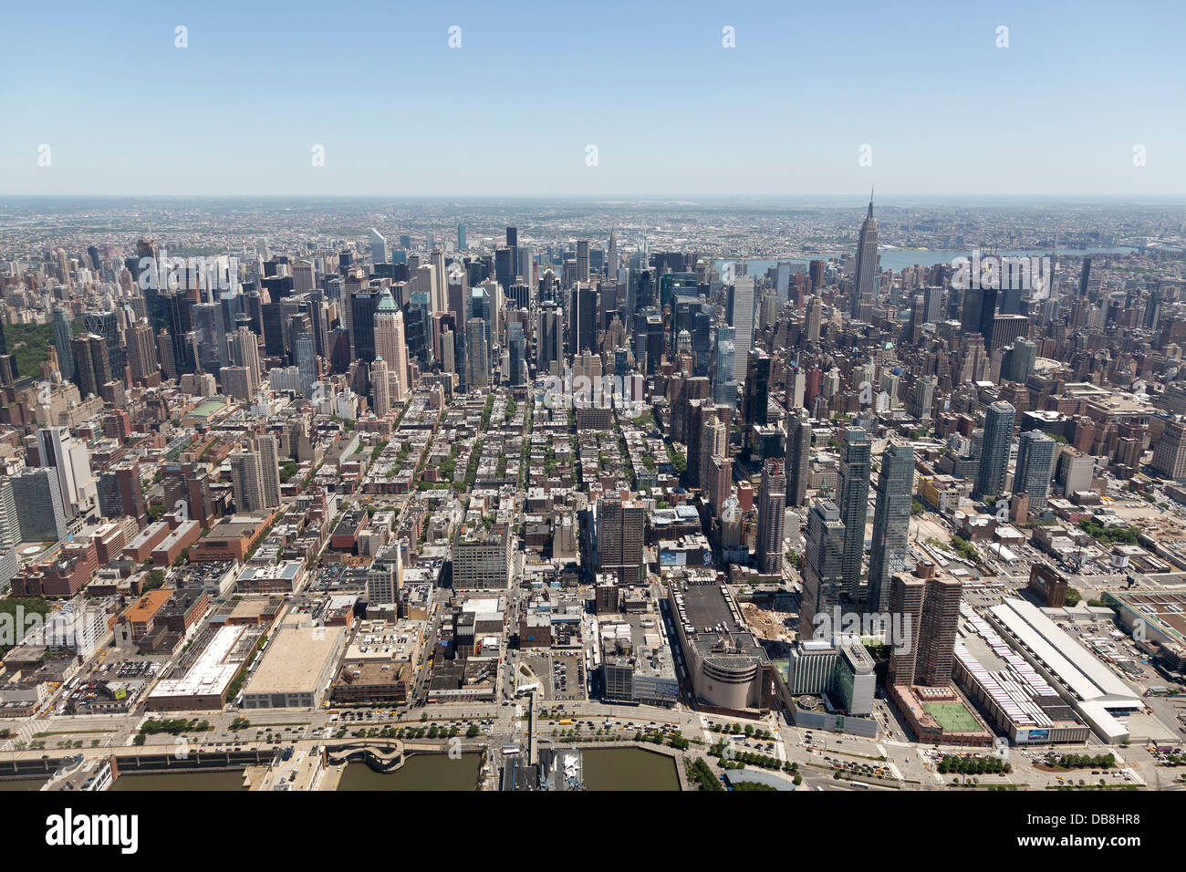 Aerial view of Manhattan, New York City Stock Photo - Alamy