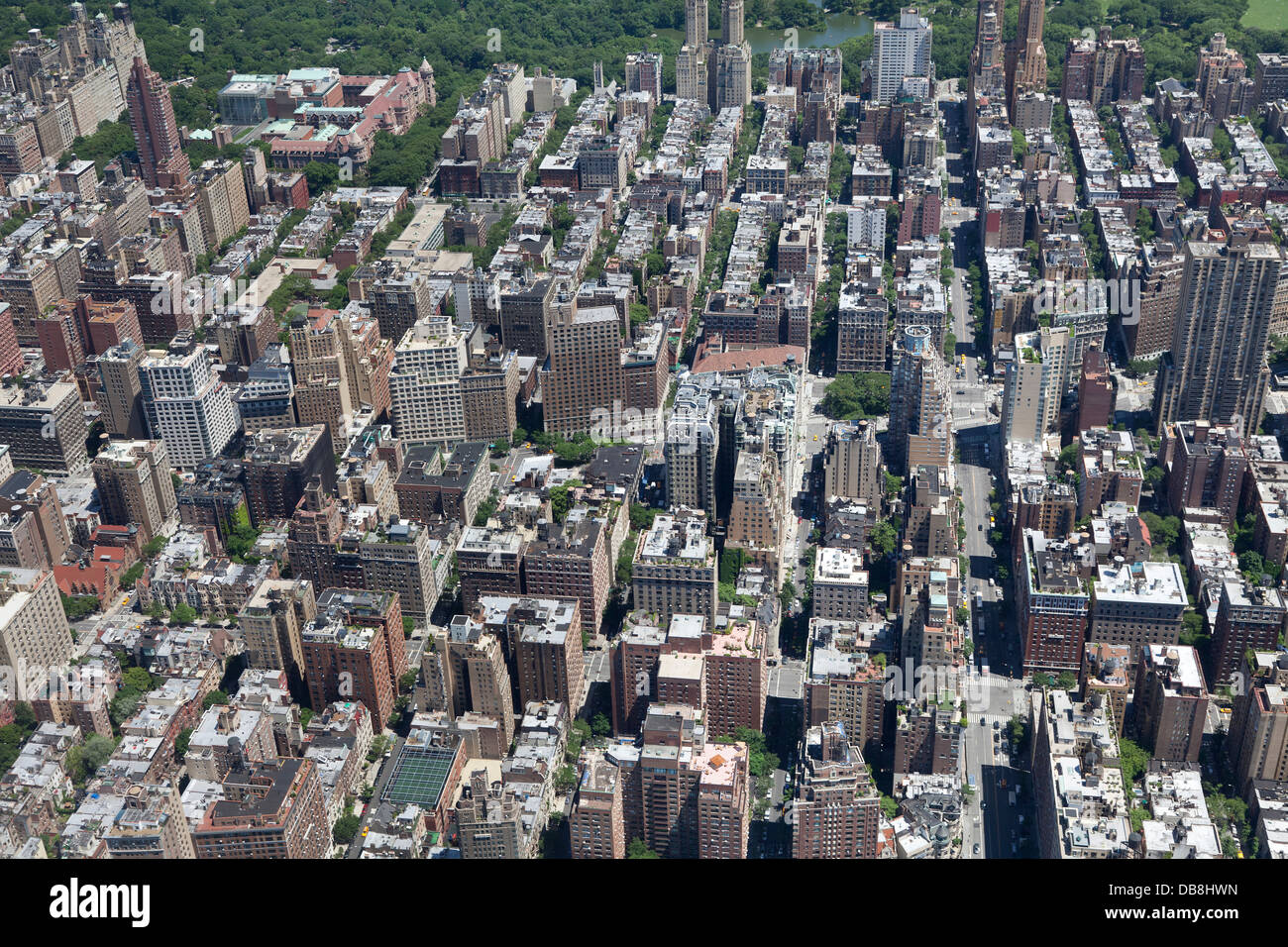 Manhattan aerial view hi-res stock photography and images - Alamy