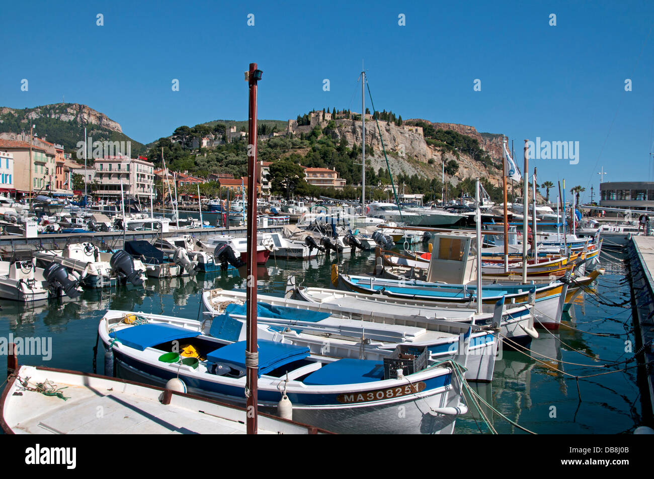 Cassis Old Vieux Port Harbour Provence French Riviera Cote D'Azur ...
