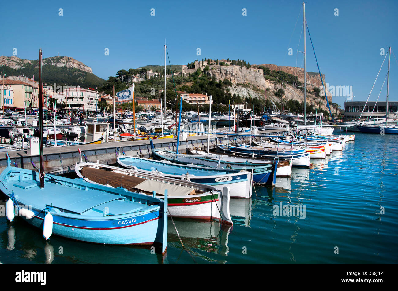 Cassis Old Vieux Port Harbour Provence French Riviera Cote D'Azur ...