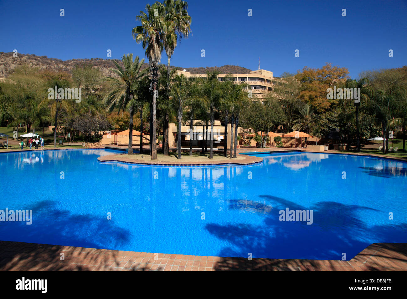 swimming pool at The Main Hotel, Sun City, South Africa Stock Photo - Alamy